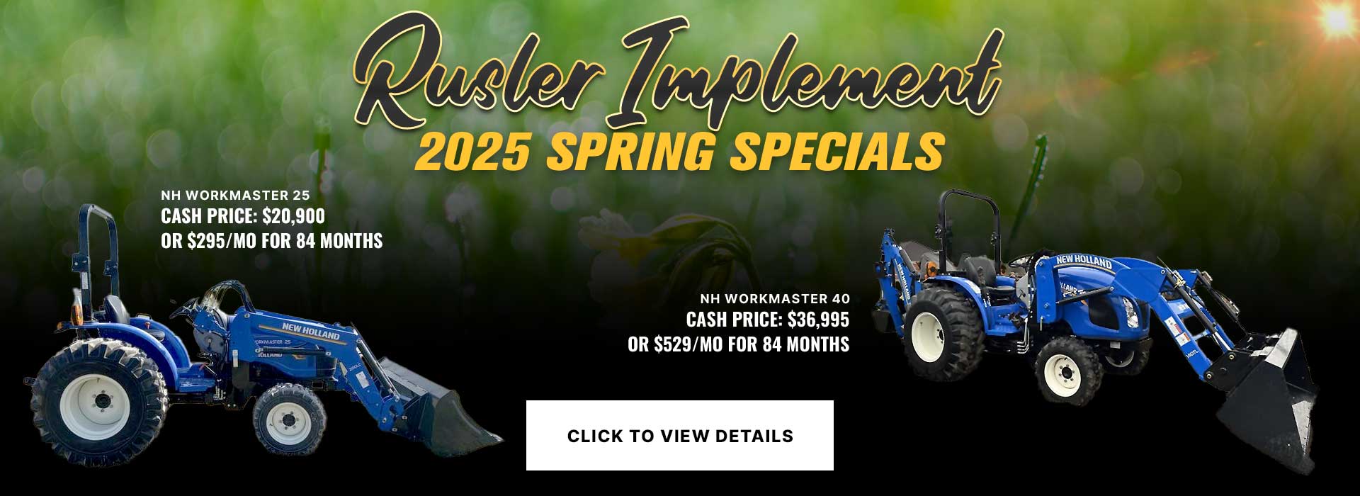 Kubota, Case IH, New Holland Dealer - Rusler Implement, Colorado