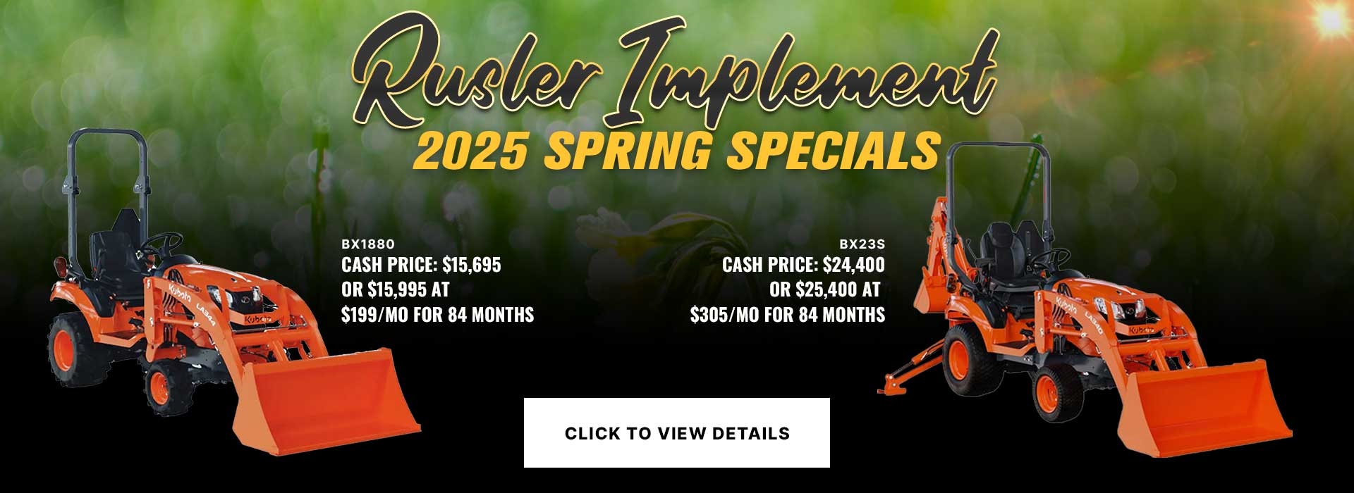 Kubota, Case IH, New Holland Dealer - Rusler Implement, Colorado